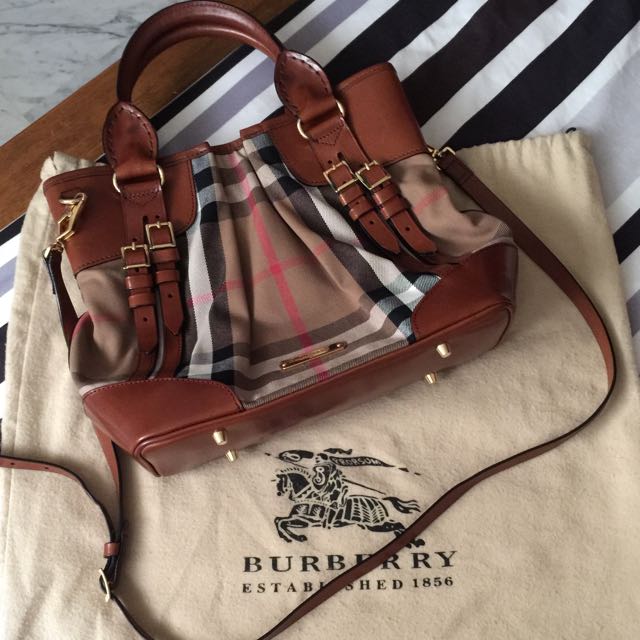 Burberry 2 way bag, Luxury, Bags & Wallets on Carousell
