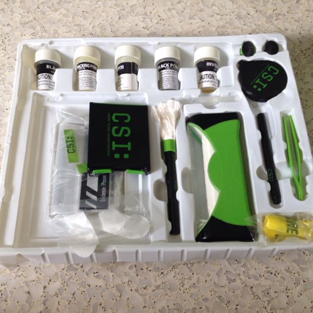 CSI fingerprint Analysis Kit, Hobbies & Toys, Toys & Games on Carousell CSI fingerprint Analysis Kit, Hobbies & Toys, Toys & Games on Carousell