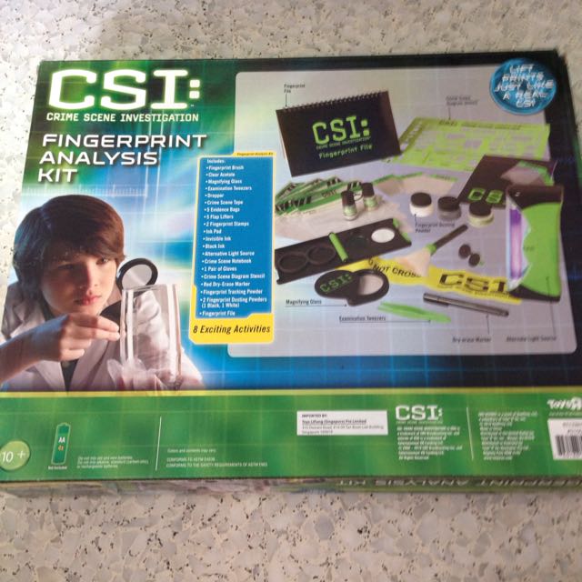CSI fingerprint Analysis Kit, Hobbies & Toys, Toys & Games on Carousell