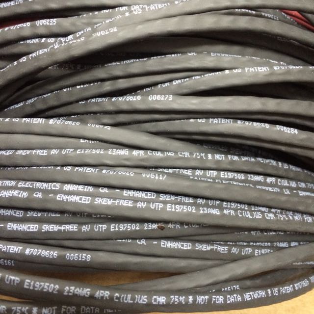 Reserved - Extron Enhanced Skew-Free AV UTP E197502 23AWG 4PR 100' (30 ...