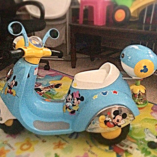 Mickey Mouse Electric Scooter, Babies & Kids, Babies & Kids Fashion on ...