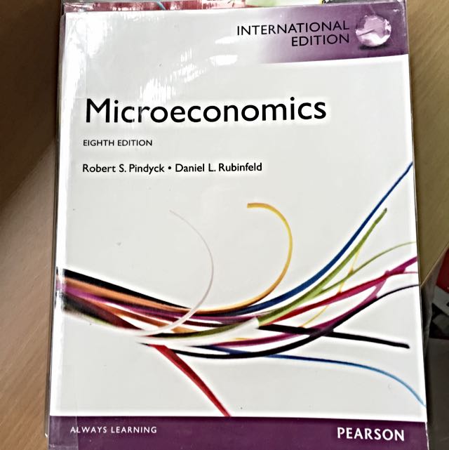 Microeconomics 8th Edition, By Robert S. Pindyck, Hobbies & Toys, Books ...