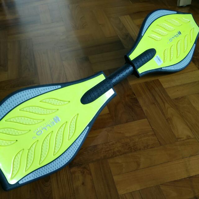 Neon Yellow Waveboard, Sports Equipment, Sports & Games, Billiards ...