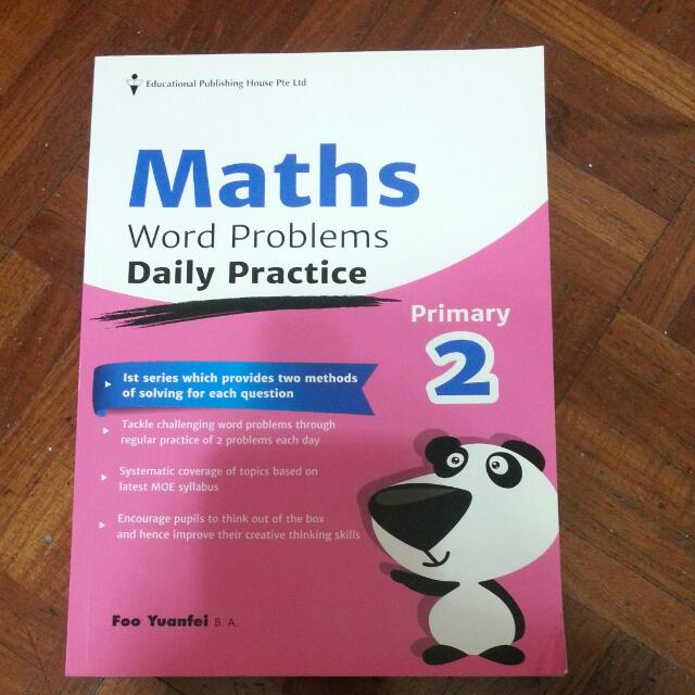 Primary 2 Math Word Problems Daily Practise, Hobbies & Toys, Books ...