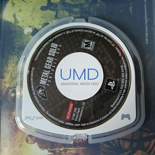 Psp Metal Gear Solid Portable Ops, Hobbies & Toys, Toys & Games on ...