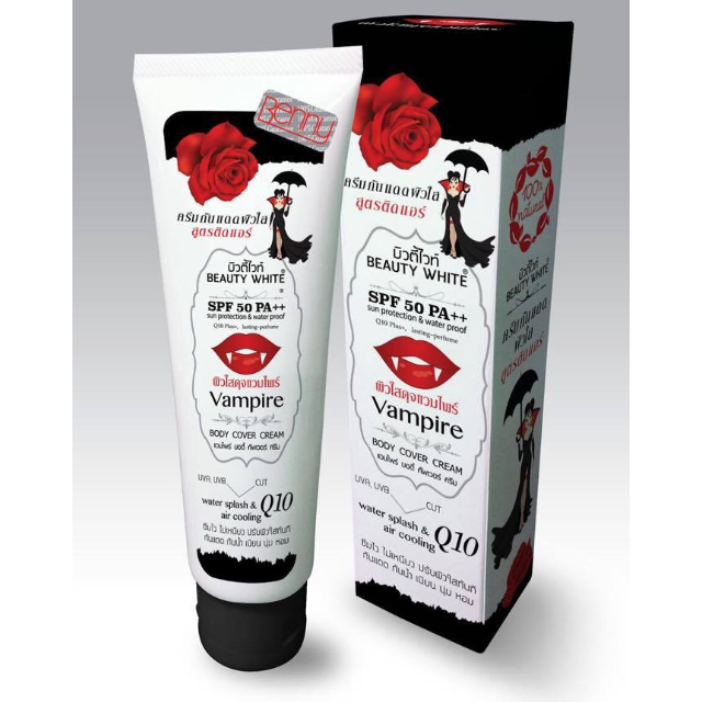 Beauty White Vampire Body Cover Cream SPF 50PA+++, Beauty & Personal ...