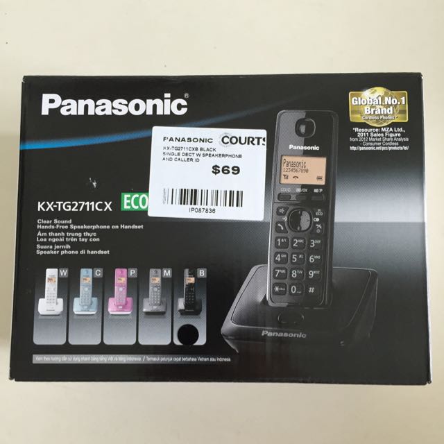 Panasonic Hands-free Phone (KX-TG2711CX), Computers & Tech, Parts ...