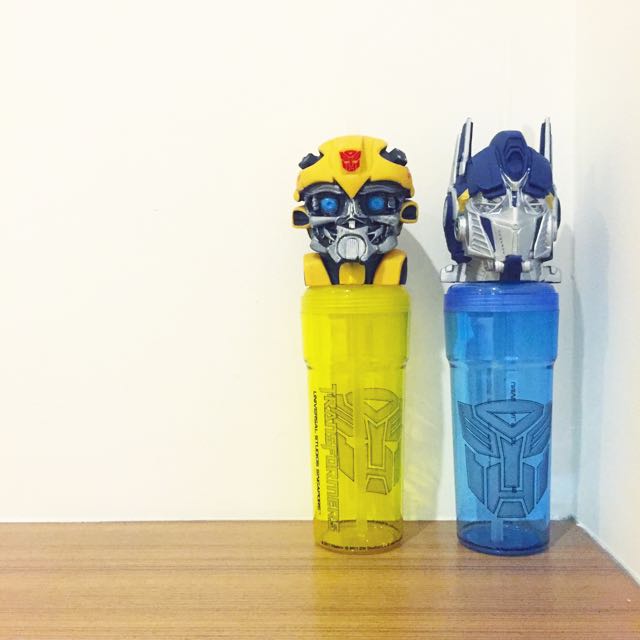 Transformers Water Bottle, Hobbies & Toys, Toys & Games on Carousell