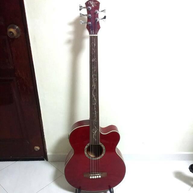 Michael Kelly Dragonfly 5 Fretless Acoustic Bass, Hobbies & Toys, Music ...