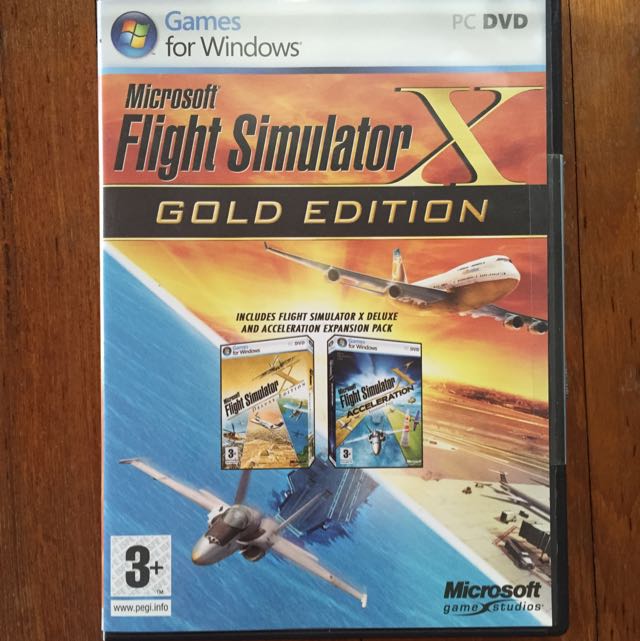 Microsoft Flight Simulator X Gold Edition, Hobbies & Toys, Toys & Games ...