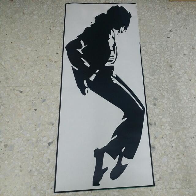 Wall Sticker Michael Jackson, Hobbies & Toys, Stationery & Craft, Art ...