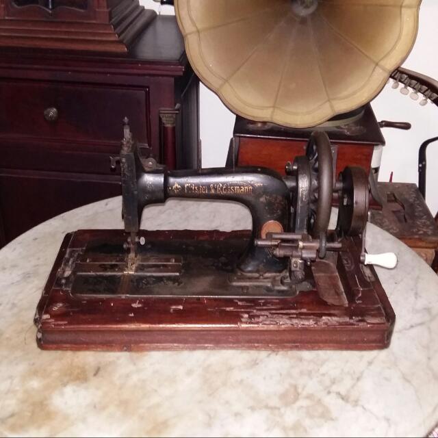Antique Sewing machines First er N Ross Mann, Hobbies & Toys ...
