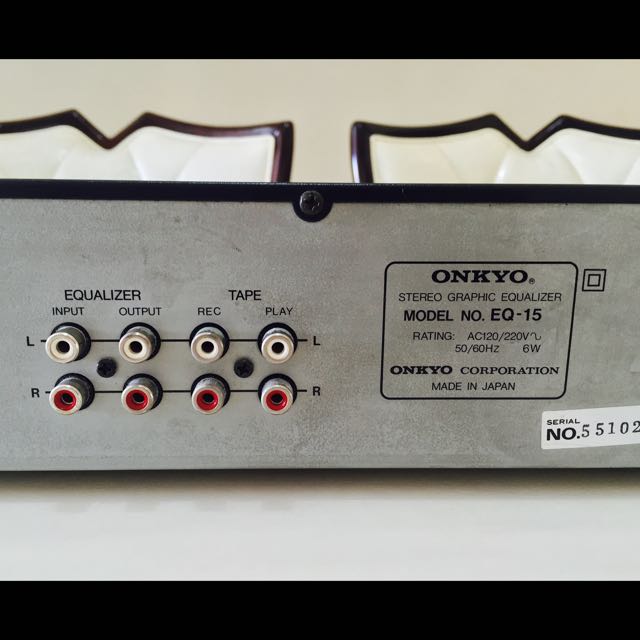 ONKYO EQ-15 - Stereo Graphic Equalizer, Computers & Tech, Parts ...