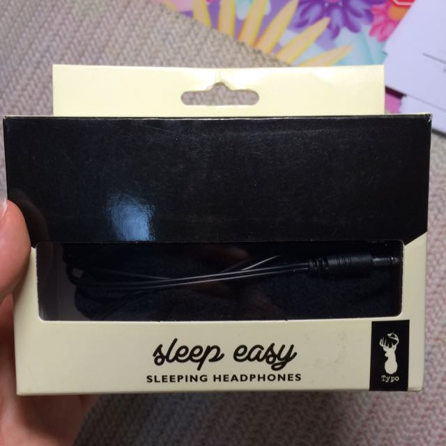 Typo Sleep Easy Sleeping Headphones, Health & Nutrition, Health ...