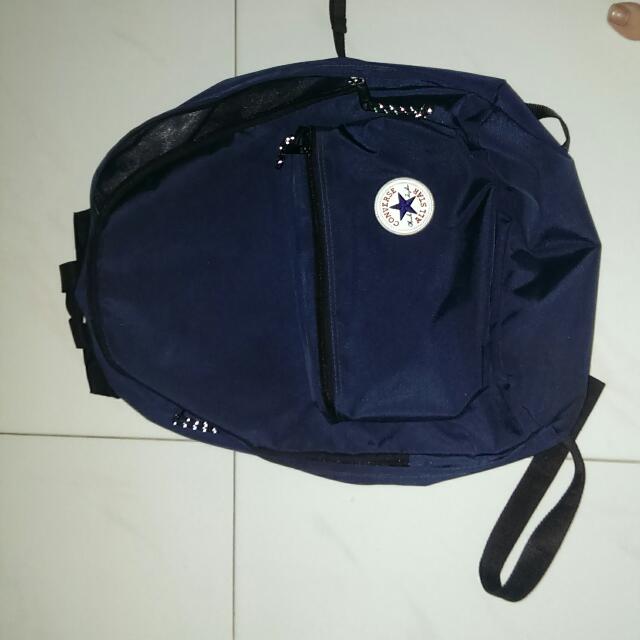 Converse Navy Blue Basic Backpack, Men's Fashion, Footwear, Dress Shoes ...