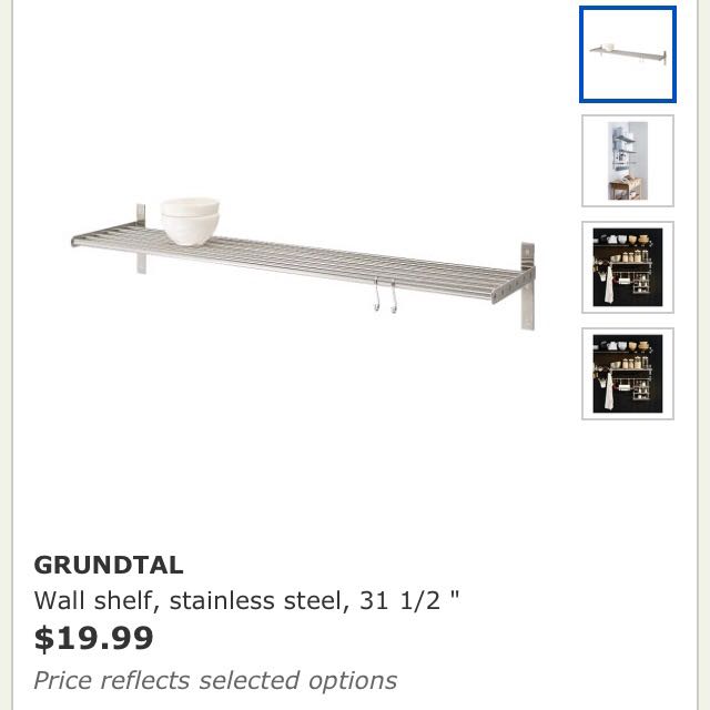 IKEA Grundtal 31.5in" Shelving Rack, Furniture & Home Living, Furniture ...