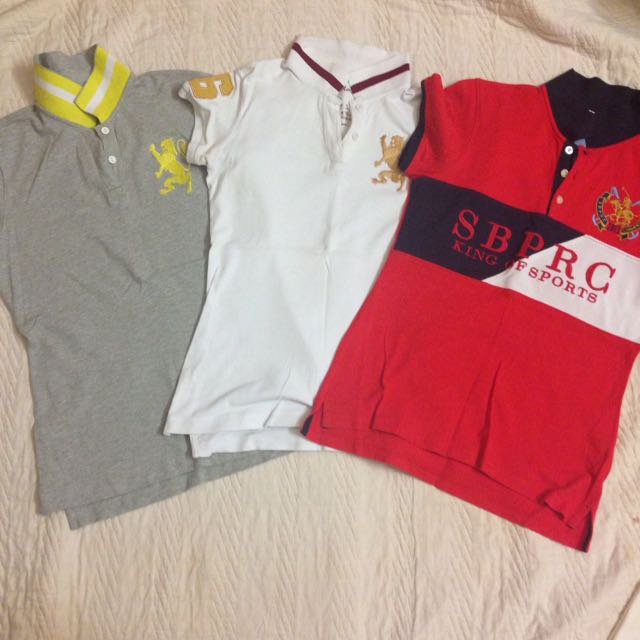 Polo Tee Gior Dano /santa Barbara Polo Rac, Women's Fashion, Tops ...