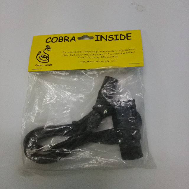 Twin head power cable, Computers & Tech, Parts & Accessories, Cables ...