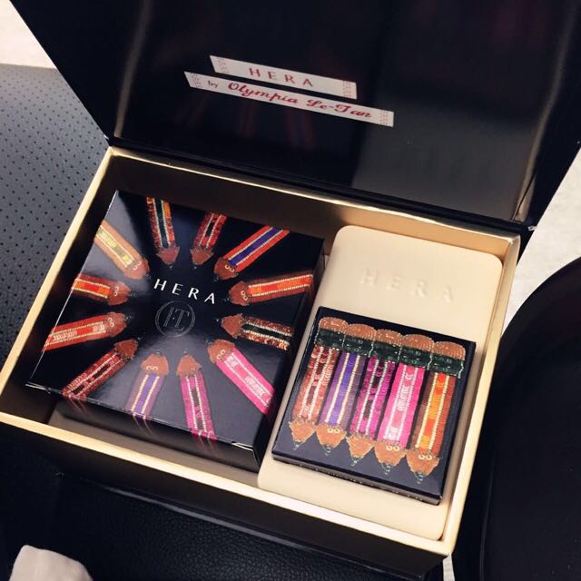HERA UV Mist Cushion Rouge Holic Set 2015 Olympia LeTan Limited Edition ...