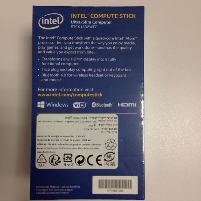 INTEL Compute Stick, Computers & Tech, Parts & Accessories, Networking ...