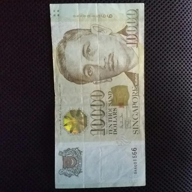 Singapore 10K Notes, Hobbies & Toys, Memorabilia & Collectibles ...