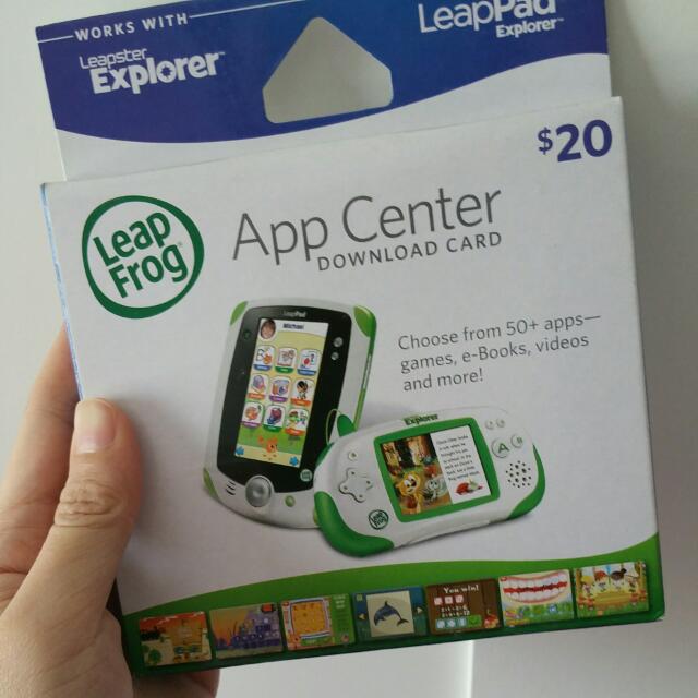 Leapfrog App Center Download Card And Brand New Game (Age 4 To 7), Hobbies & Toys, Toys & Games ...