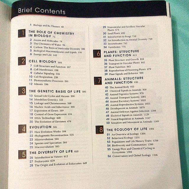 Pearson's Tenth Edition Campbell Biology Global Approach Textbook ...