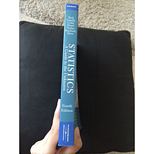 ES1541/ SP1541 Textbook Statistics: A Guide To The Unknown Fourth ...