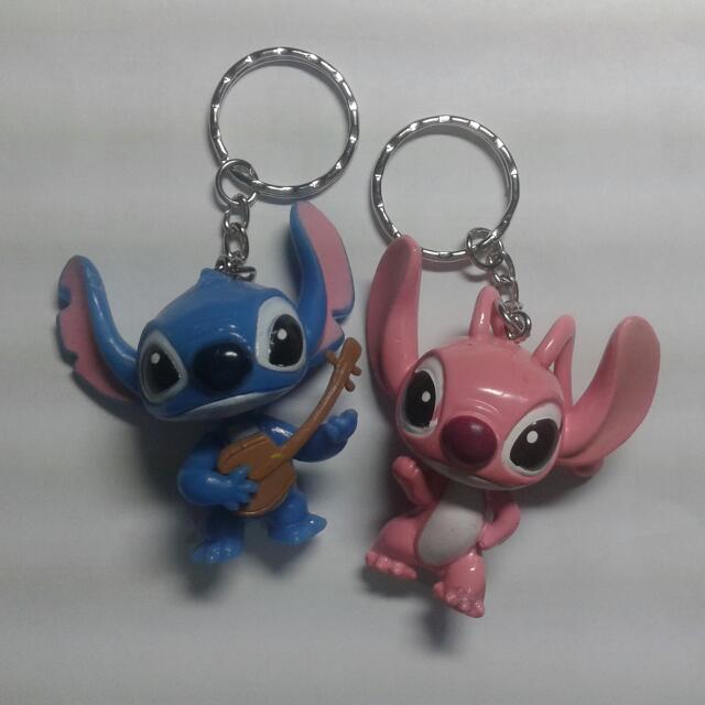 Stitch Keychain (Pink Sold), Serba Serbi di Carousell