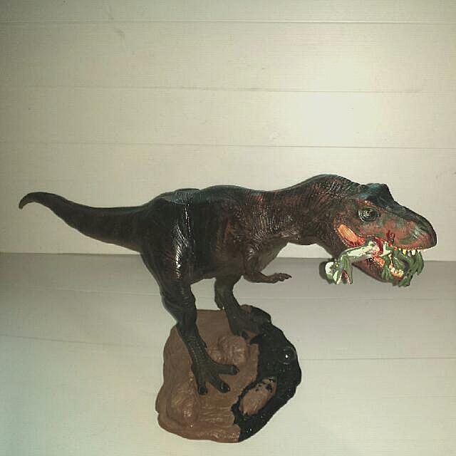 Custom Painted Jurassic park Jp 9 T Rex, Hobbies & Toys, Toys & Games ...