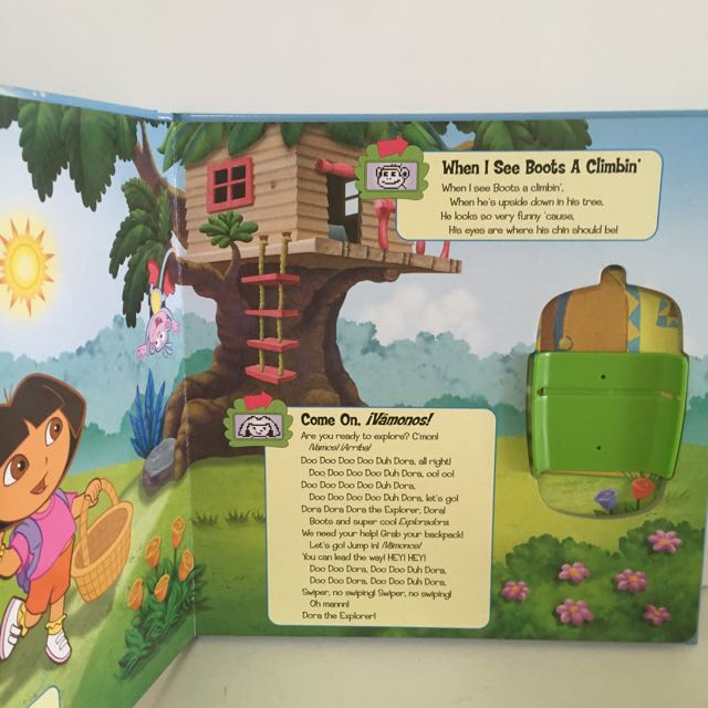 Dora the Explorer Music to Go Play a Song Book Hardcover Illustration ...