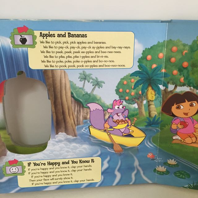 Dora the Explorer Music to Go Play a Song Book Hardcover Illustration ...