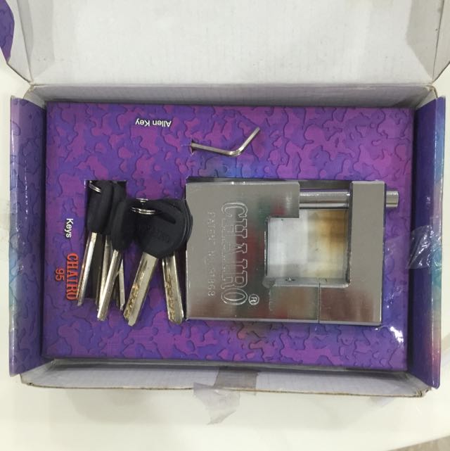 High Security Chairo Lock N 6 Keys, Furniture & Home Living, Furniture ...