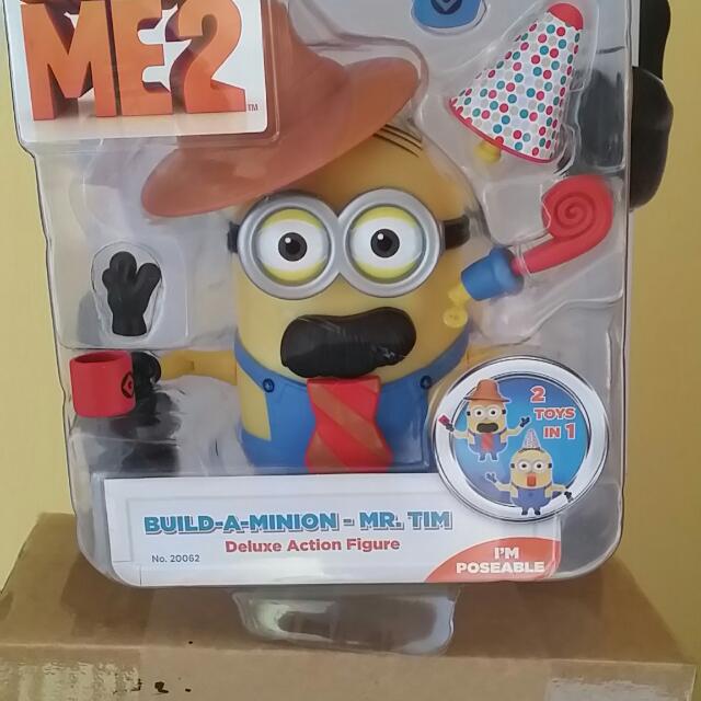 Minion Figure - Build A Minton - Mr. Tim, Hobbies & Toys, Toys & Games ...