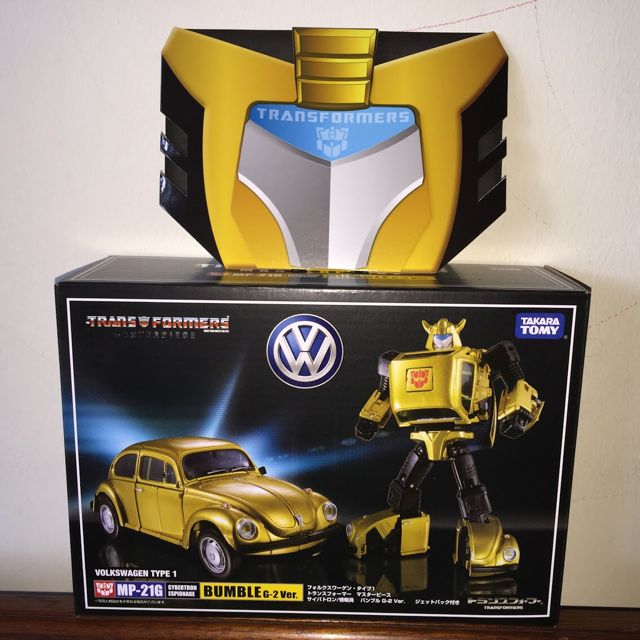 Transformers Masterpiece MP-21G Gold G2 Bumblebee Goldbug +Exclusive ...