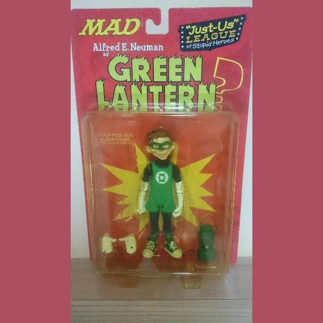 Alfred E Neuman (mad Magazine) as Green Lantern Action Figure., Hobbies ...