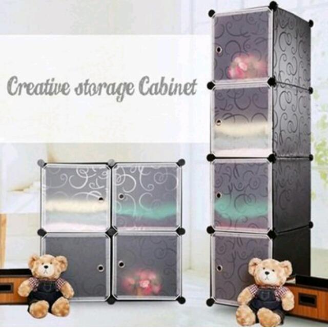 DIY Modular Cube Storage Cabinet System Rack Shelf Wardrobe Box Storage ...