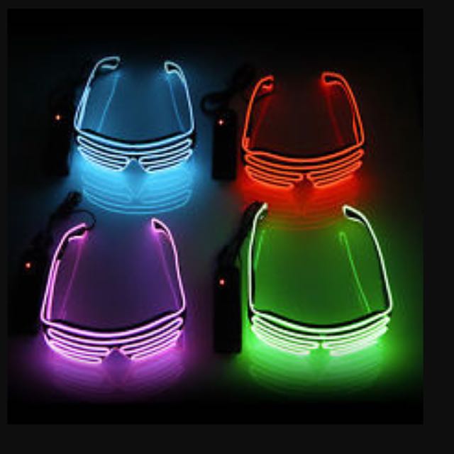LED Rave Party Spectacles - In Stock (Just Reduced), Sports Equipment ...