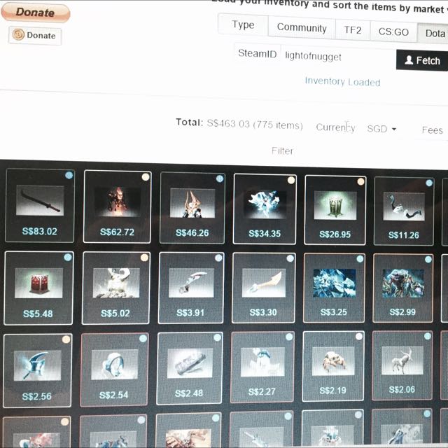 Selling dota 2 Inventory, Hobbies & Toys, Toys & Games on Carousell