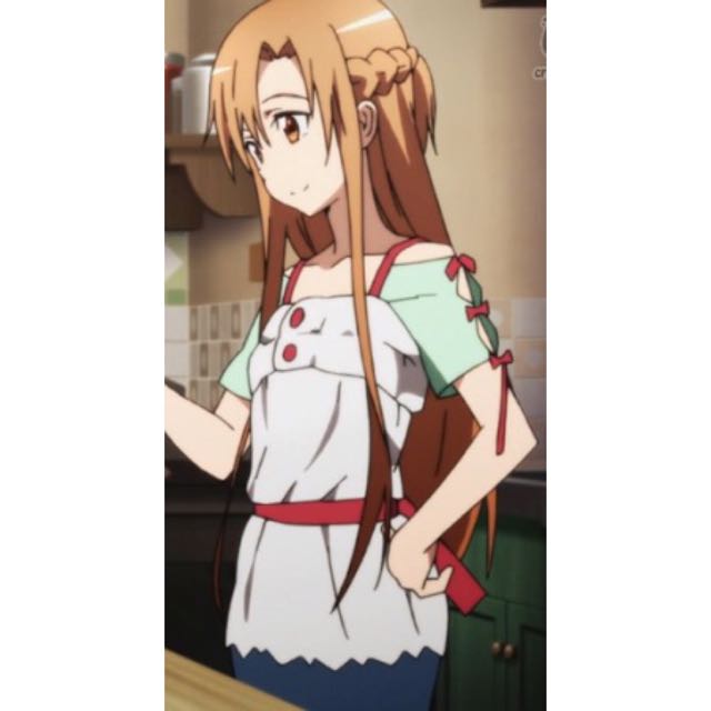 Sword Art Online Asuna Kitchen Cosplay Costume, Hobbies & Toys ...