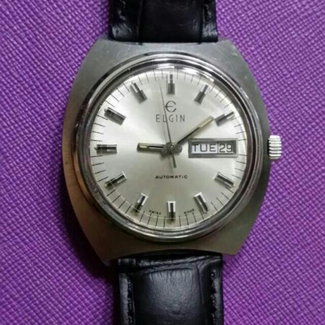 Vintage ELGIN Automatic Watch, Hobbies & Toys, Memorabilia ...