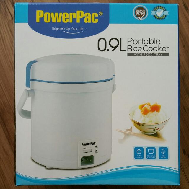 Brand New Portable Rice Cooker Power Pac 0.9litre, TV & Home Appliances ...