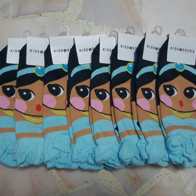 Disney Socks - Princess Jasmine, Babies & Kids, Babies & Kids Fashion ...
