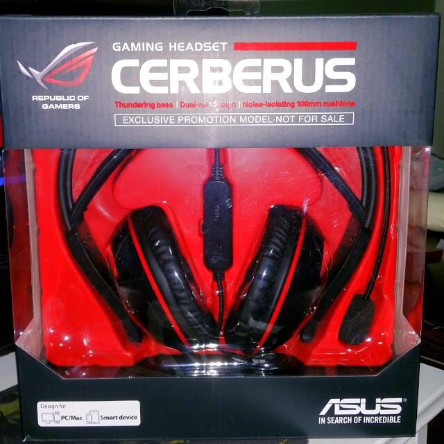 Exclusive Asus CERBERUS Gaming Headset, Computers & Tech, Parts ...