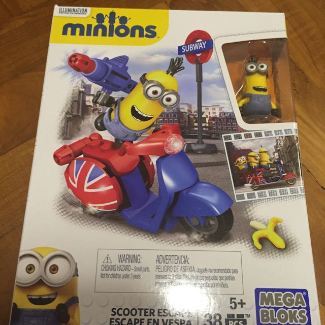 Mega Bloks Minions! - Scooter Escape, Hobbies & Toys, Toys & Games on ...