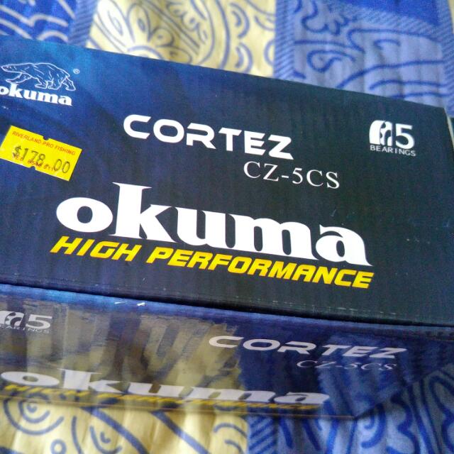 Okuma Cortez Overhead Reel, Men's Fashion, Activewear on Carousell