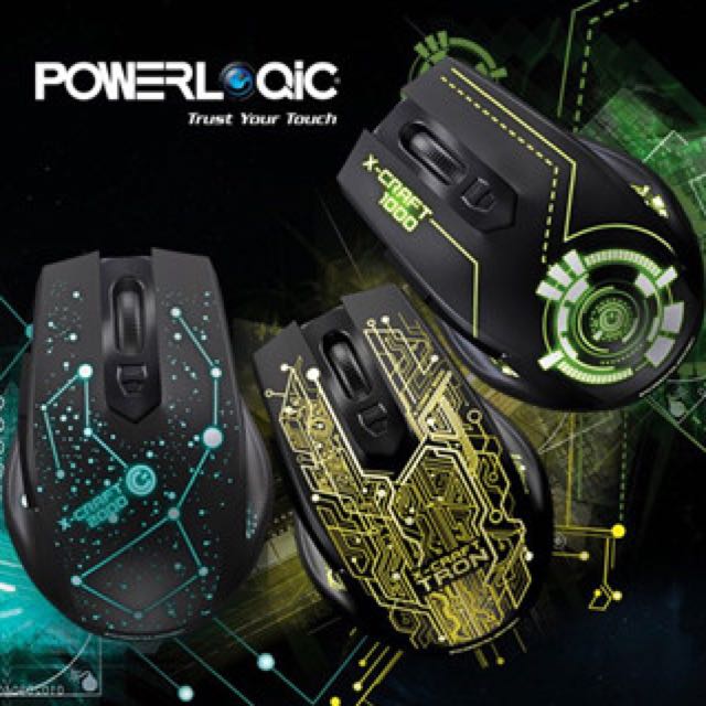Powerlogic Xcraft Series Mouse CPI 3200, Computers & Tech, Parts ...