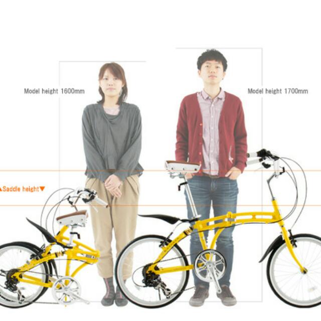 Doppelganger 204 bellair 20" Folding Bike (Yellow), Sports Equipment ...
