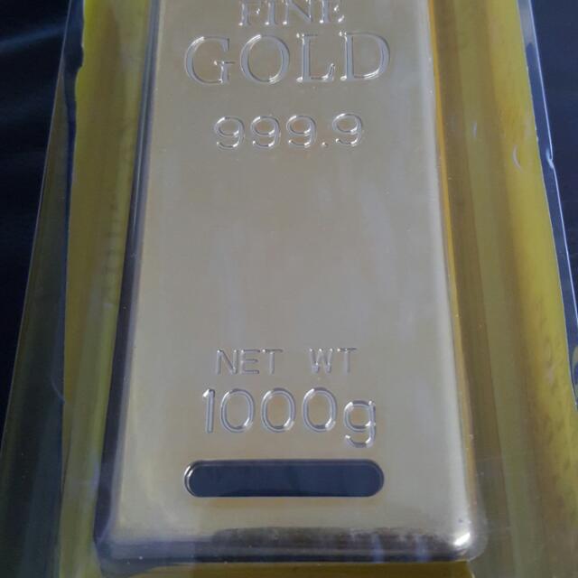 Gold Bar Coin Bank, Everything Else on Carousell