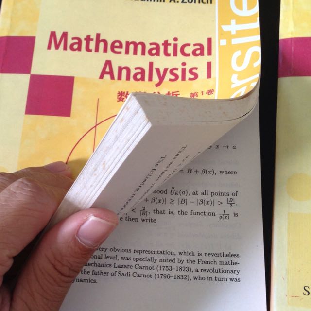Mathematical Analysis I & II, Vladimir A. Zorich, Hobbies & Toys, Books ...
